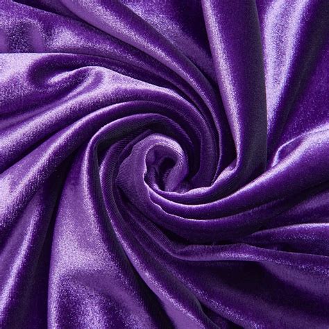 Purple Stretch Velvet Fabric 60 Wide By The Yard For Sewing Apparel