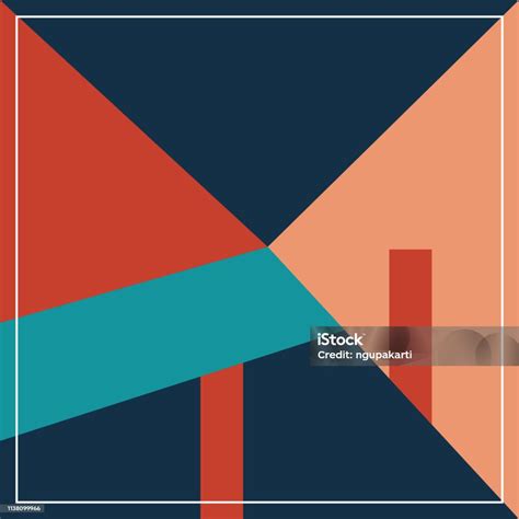 기하학적 추상 패턴 배경입니다 벽지 패션 섬유 인쇄 및 포장에 대 한 다채로운 최소 디자인 벡터 일러스트 히 잡과 스카프 또는 베개에도 좋습니다 디자인에 대한 스톡 벡터