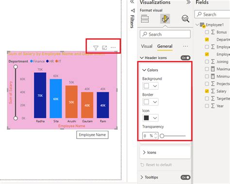 Power Bi How To Format Column Chart Geeksforgeeks