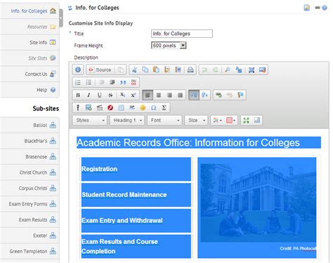 How To Move The Home Page Text Into Resources Weblearn Blog