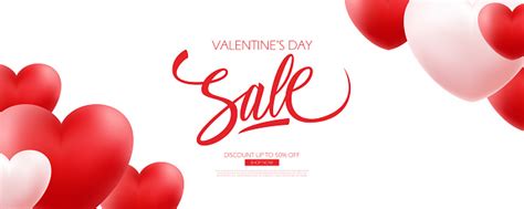 발렌타인 데이 세일 프로모션 배너와 손으로 그린 글자와 휴일 쇼핑을위한 하트 최대 50 할인 0명에 대한 스톡 벡터 아트 및 기타 이미지 Istock