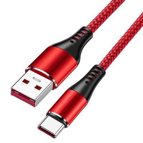 Sustainable Cost Friendly Stylish Red Color Fast Charging Type C Wire At Best Price In