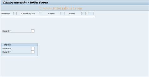 CX S SAP Tcode Create Hierarchy