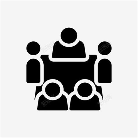 会议讨论办公室图标 免费下载 页面网页 平面电商 创意素材 花瓣网