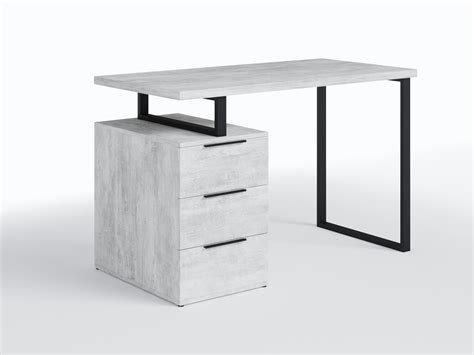 ᐉ Стіл компютерний СТК 08 Лофт з тумбою та ящиками 1200х760х600 мм Бетон 703954 • Краща ціна