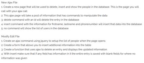 Solved 1 Create A New Page That Will Be Used To Delete Chegg Com