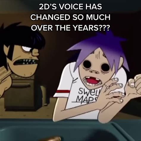 2d Gorillaz Voice Evolution From Phase 1 To Present Tiktok