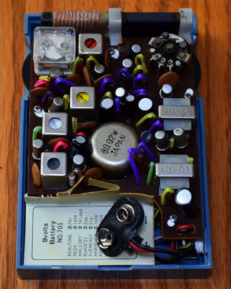 Vintage Toshiba International Transistor Radio Chassis Model 6p 35 Am Band 6 Transistors Made In