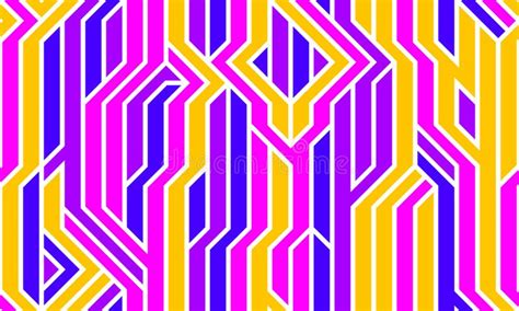 Tech Style Seamless Linear Pattern Vector Circuit Board Lines Endless