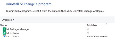 lv2017 refuses to be installed ni community