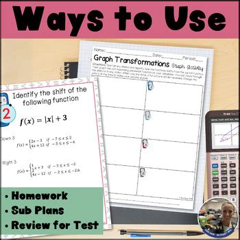 Graph Transformation Stations Graph Activity With Graphing Calculator