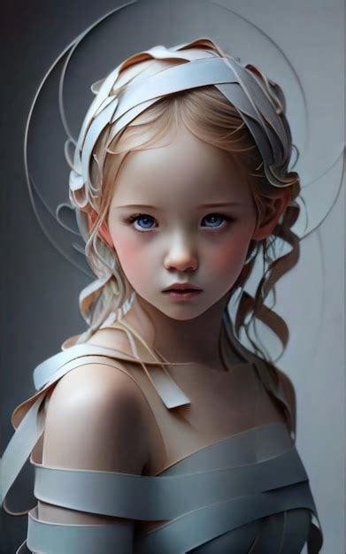 Premium Photo 3d Rendered Portrait Of Cute Young Dark Skin Eastern Girl Made Without Ai Not Ai