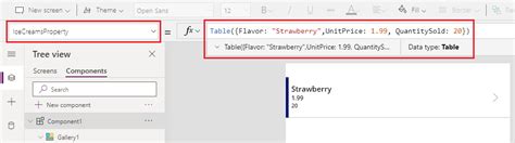Map Input Fields Of A Component Power Apps Microsoft Learn