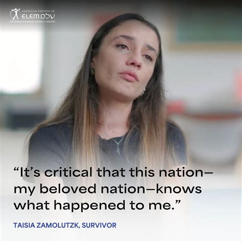 Elem Stands With Taisia Zamolutzky Elem