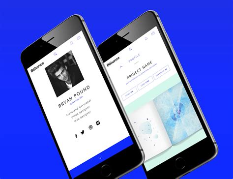 Behance App UI Concept On Behance