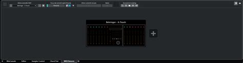 x touch extender midi remote script mcu mode cubase steinberg