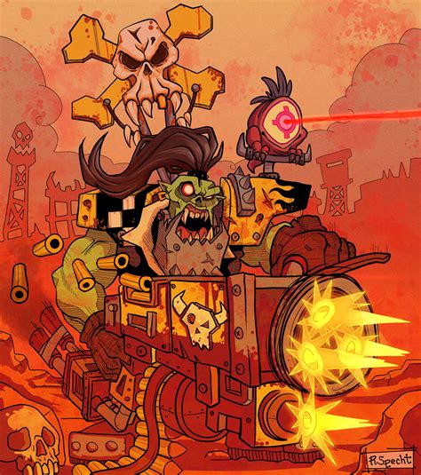 Ork Targeting Fire Art By Rob Specht 40k Gallery