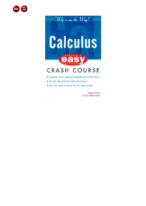 calculus crash course [pdf] [4v978hpji9p0]