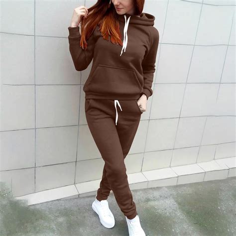Trendvibe365 Sweatsuit For Women 2 Piece Outfits For Womens Solid Color
