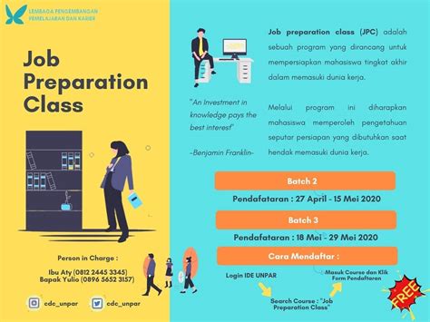 Job Preparation Class Universitas Katolik Parahyangan