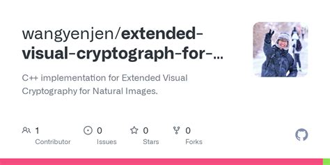 GitHub Wangyenjen Extended Visual Cryptograph For Natural Images C Implementation For