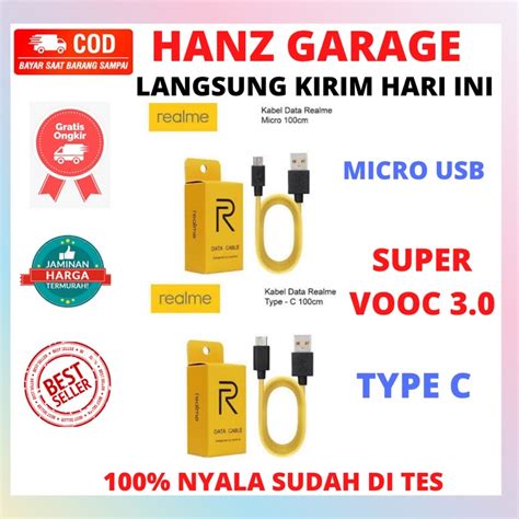 Realme Data Cable Original Type C Micro Usb Cable Fast Charging Yellow 1 Meter Shopee Philippines