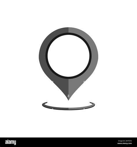 Map Pointer Geo Pin Location Icon Or Geolocation Gps On Isolated