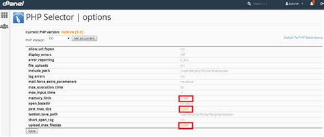 Cara Menaikan Versi Php Dan Menaikan Upload Max Size