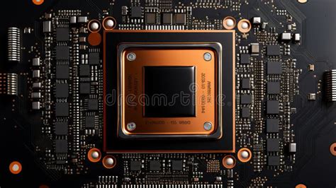 Close Up View Of A High Performance Computer Graphics Processing Unit