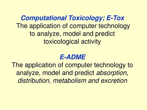 PPT Application Of Toxicology Databases In Drug Development Estimating Potential Toxicity