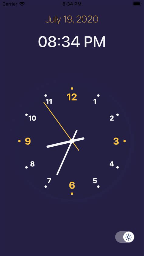 Swiftui Analog Clocks 3 Beautiful Themes By Jeevandigiarts Codecanyon