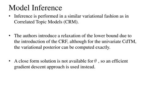 Ppt Conditional Topic Random Fields Powerpoint Presentation Free