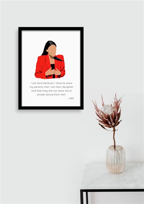 AOC Alexandria Ocasio Cortez Speech Print Digital Print Etsy