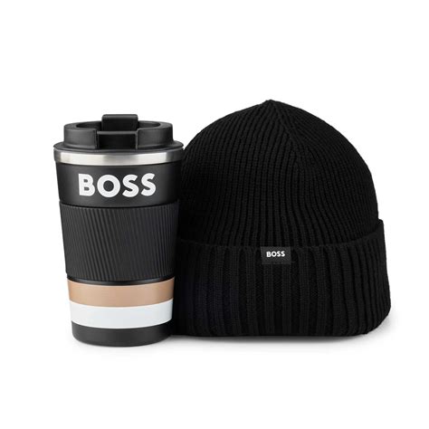 Boss Gbbm Mug Beanie T Set In Black I Boss I Norton Barrie
