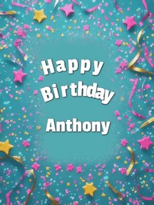 Happy Birthday Anthony  77