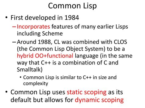 Functional Languages Early In Ai Research There Was A Need For