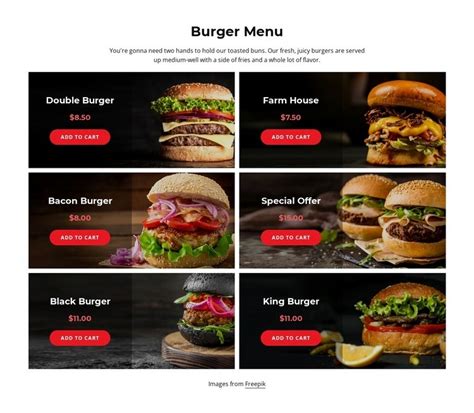 Our Burger Menu Elementor Template Alternative By Nicepage Our Burger Menu Elementor Template Alternative By Nicepage