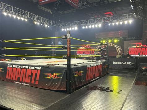 Stage And Entrance Setup For Tonights Tnaimpact Tapings At The 2300