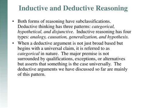 Ppt Patterns Of Deductive Thinking Powerpoint Presentation Free Download Id1210252