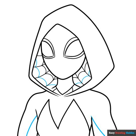 How To Draw Spider Gwen Gwen Stacy Really Easy Drawing Tutorial