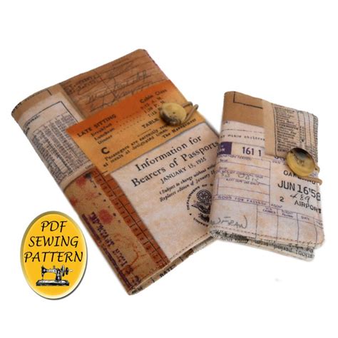 Passport Wallet Pattern Etsy