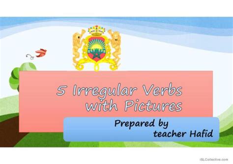 203 Irregular English Esl Powerpoints