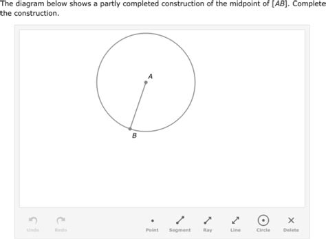 Ixl Construct The Midpoint Or Perpendicular Bisector Of A Segment