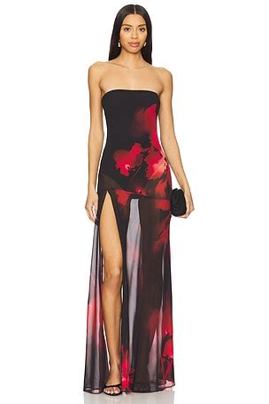 Shop Red Sheer Dress See Through Mini Maxi Midi Revolve