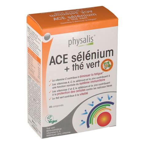 Physalis Ace Selenium Groene Thee 45 St Farmaline