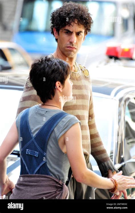 Sasha Baron Cohen And Anna Faris Film Scenes For Their New Movie The