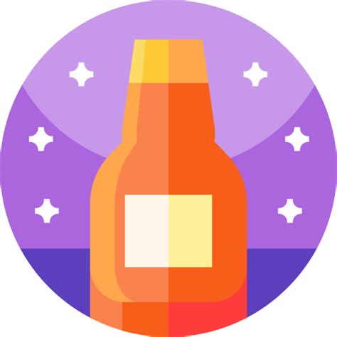Beer Geometric Flat Circular Flat Icon
