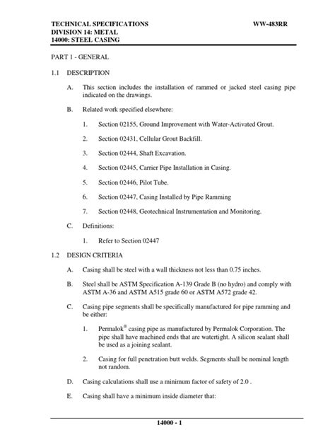 Specs Steel Casing Pdf Pipe Fluid Conveyance Welding