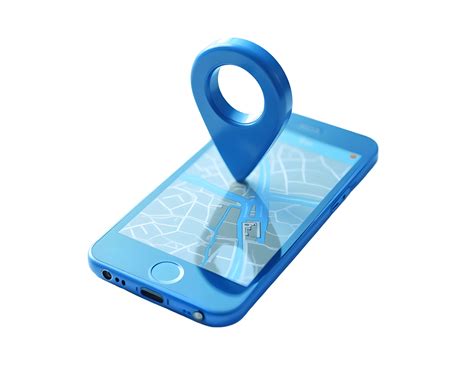 Blue Smartphone Gps Navigation App Location Pin 56664770 Png