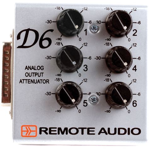 Remote Audio D6 Analog Output Attenuator D6 Bandh Photo Video